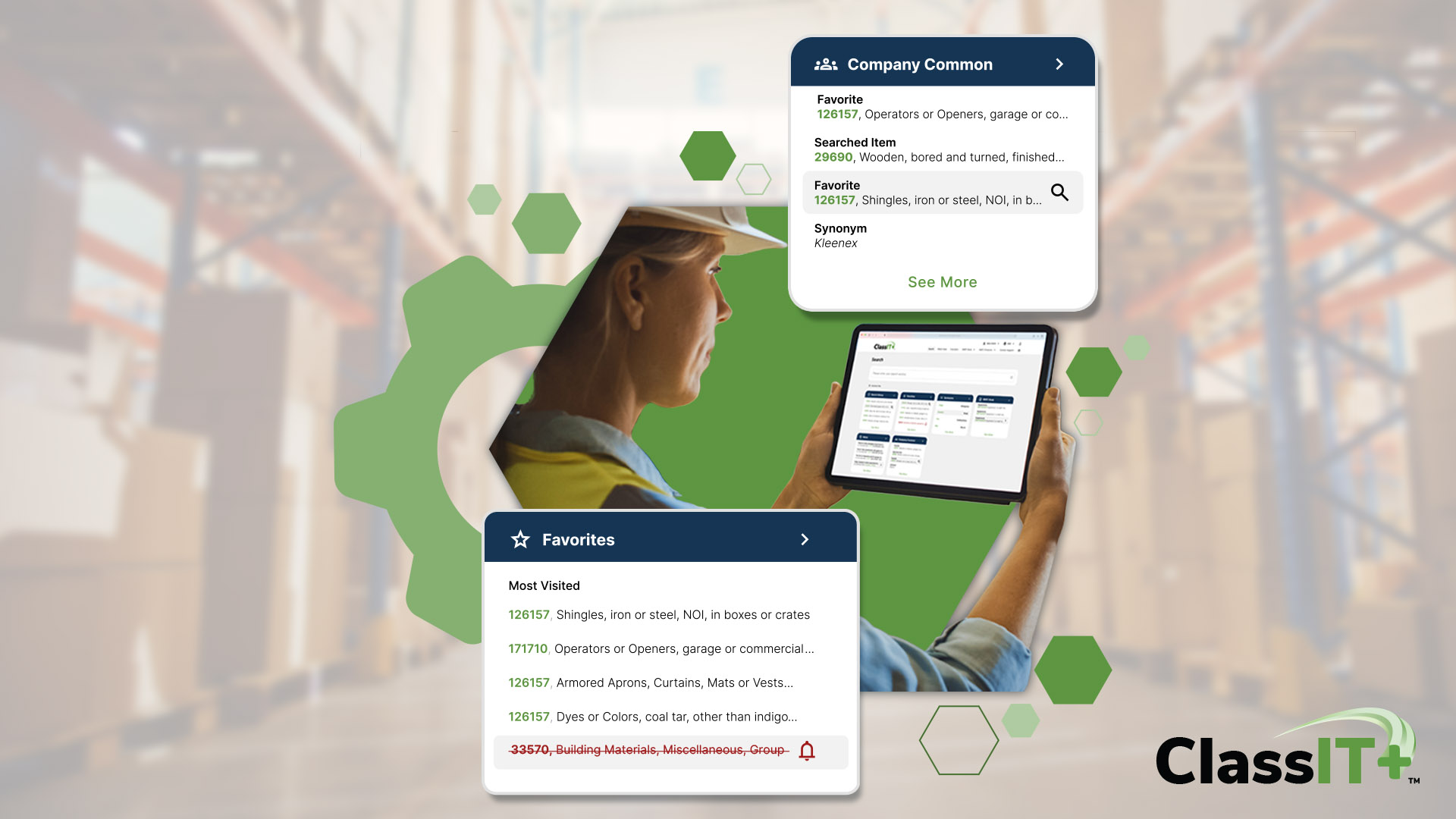 ClassIT+ | Smarter NMFC Freight Classification Tool