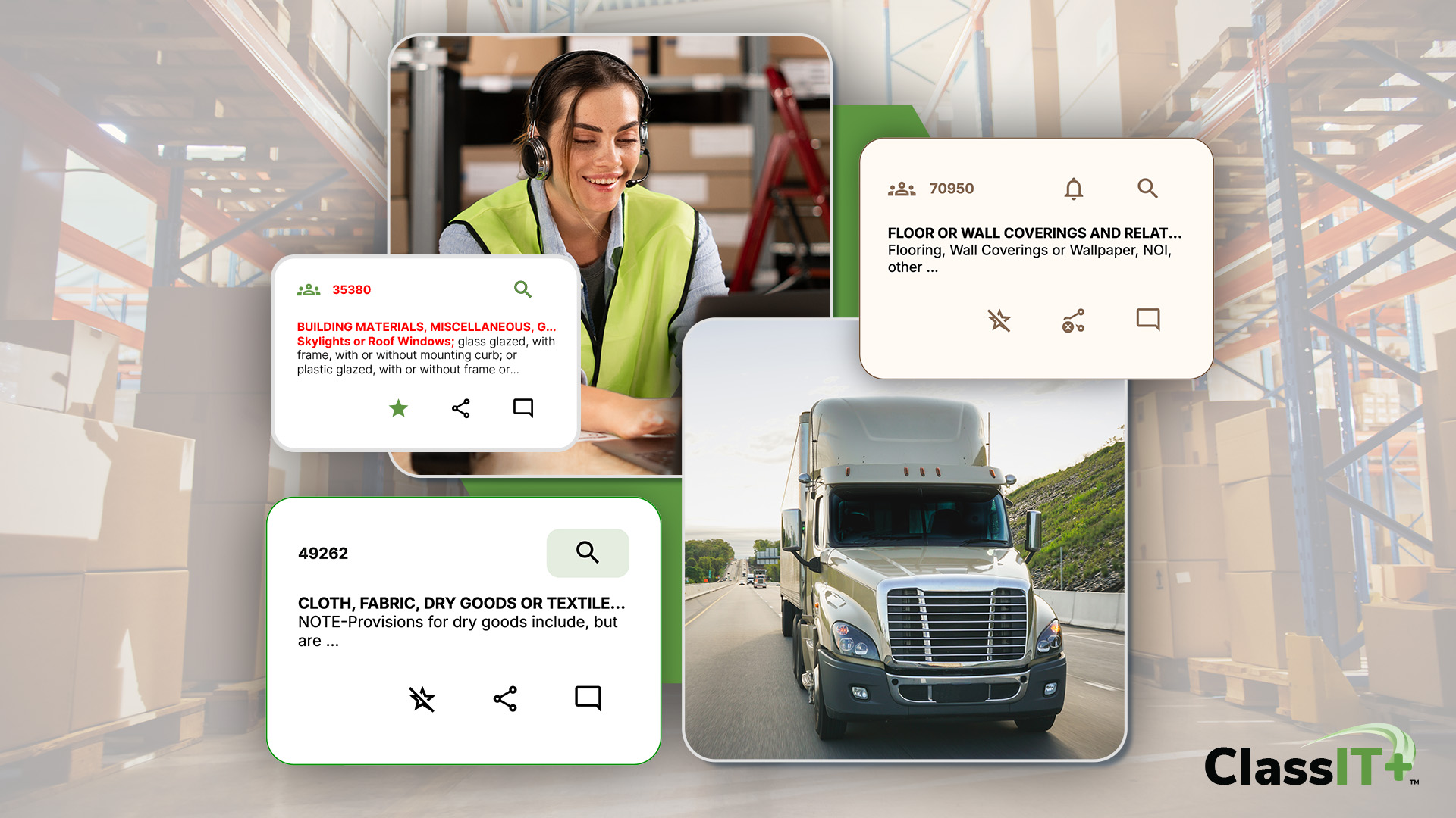 Freight Classification for Shippers | ClassIT+